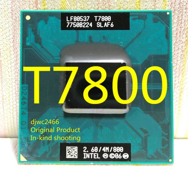 Intel Core 2 Duo T7800 2.6 GHz Dual-Core (LE80537GG0644M) Processor for ...