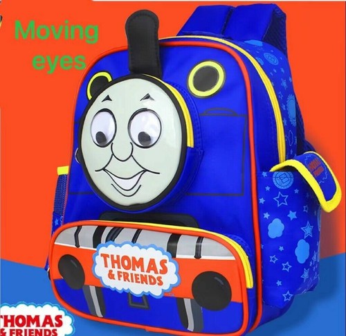 NEW CHILDREN PRESCHOOL KINDERGARTEN KIDS BOY Thomas Train BLUE BACKPACK ...