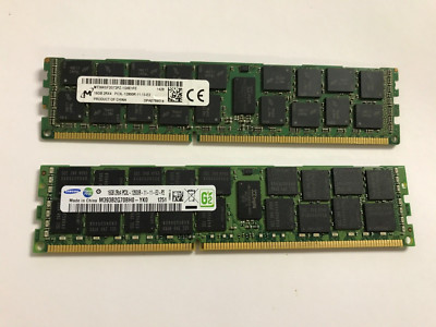 32GB (2x 16GB) 12800R RAM Memory For Dell Power Edge R510 R610 R620 ...