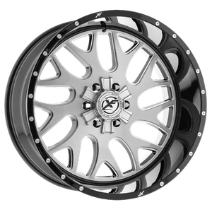 26x14 Black Brushed Face XF Off Road XFX 301 6x139.7 6x135 Offroad ...