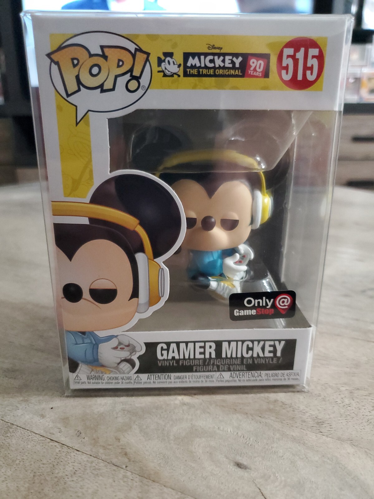 Funko Pop! Gamer Mickey #515 Disney Mickey Mouse GameStop Exc. w ...