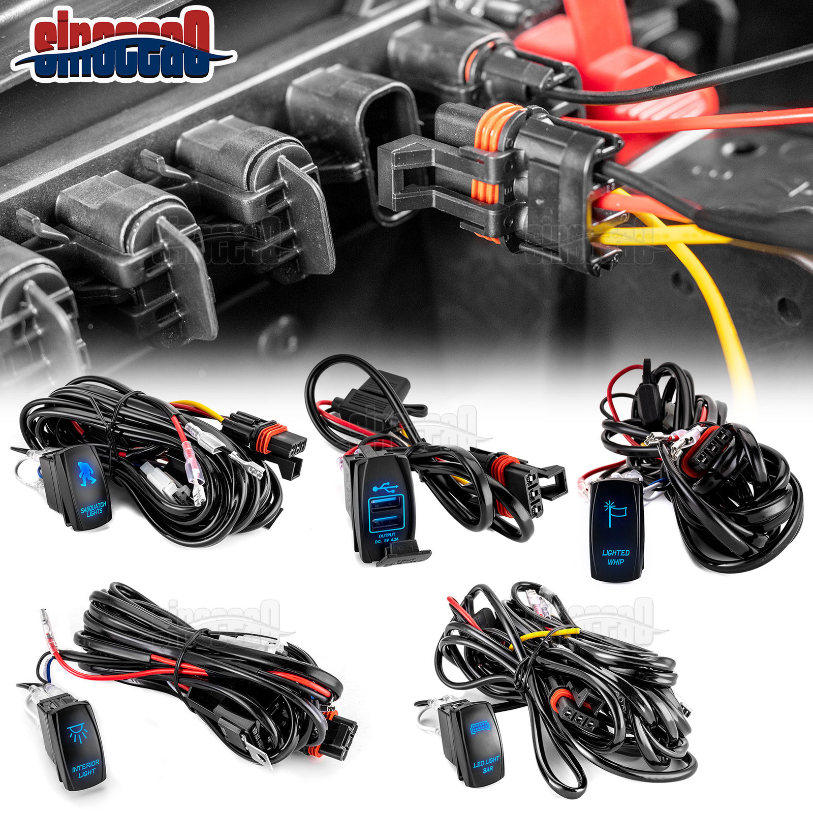 For 2019-2023 Polaris Ranger XP 1000 Pulse Busbar Rocker Switch Wire ...