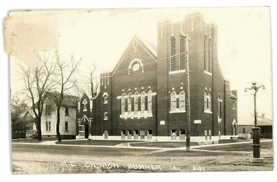 RPPC ME Church SUMNER IA Vintage Iowa Real Photo Postcard | eBay