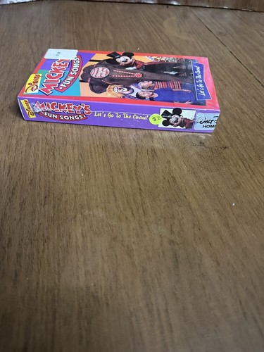 Sing Along Songs - Mickeys Fun Songs: Lets Go to the Circus (VHS, 1994 ...