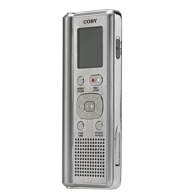 Coby Cxr190-2g 2gb Handheld Digital Voice Recorder Black for sale ...