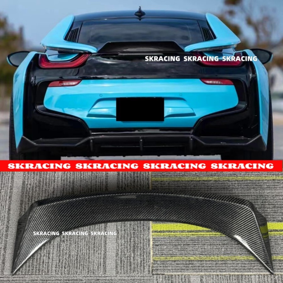 Fit for BMW i8 Coupe 2014-2018 Rear Trunk Spoiler Boot Wing Real Carbon ...