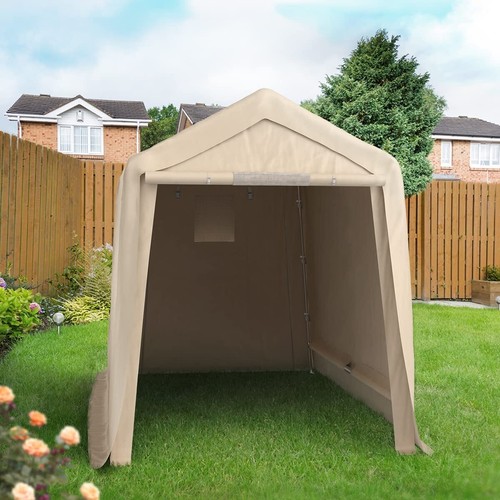 ADVANCE OUTDOOR 6x8ft Carport Storage Tent Shelter Shed Patio Canopy ...