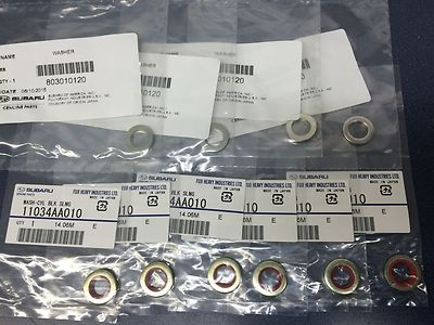 Subaru Block Main Case Bolts Seals EJ205 EJ257 Turbo OEM Impreza Sti ...
