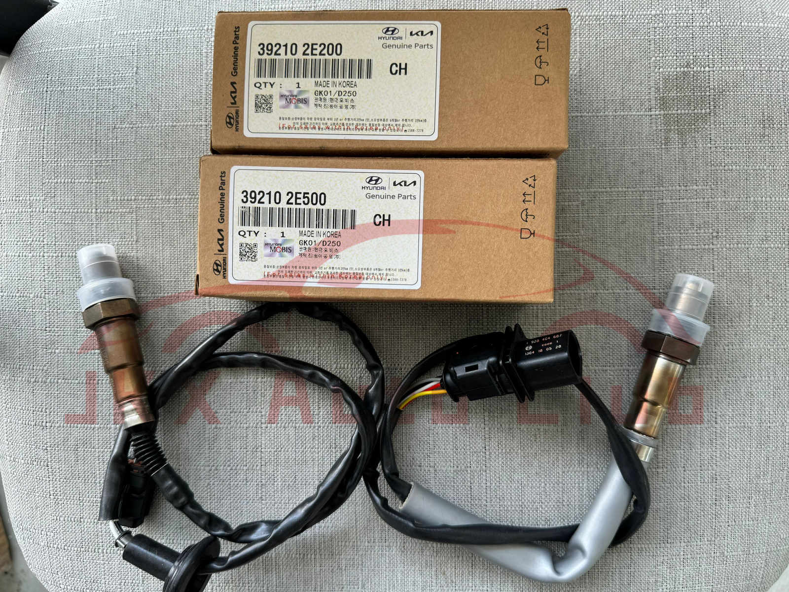 2X Genuine 392102E200 392102E500 Up+Downstream O2 Oxygen Sensor For ...