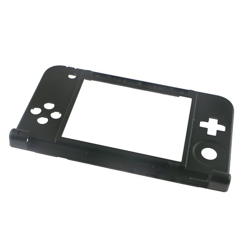 For 3DS XL Replacement Hinge Part Black Matte Bottom Middle for Housing ...