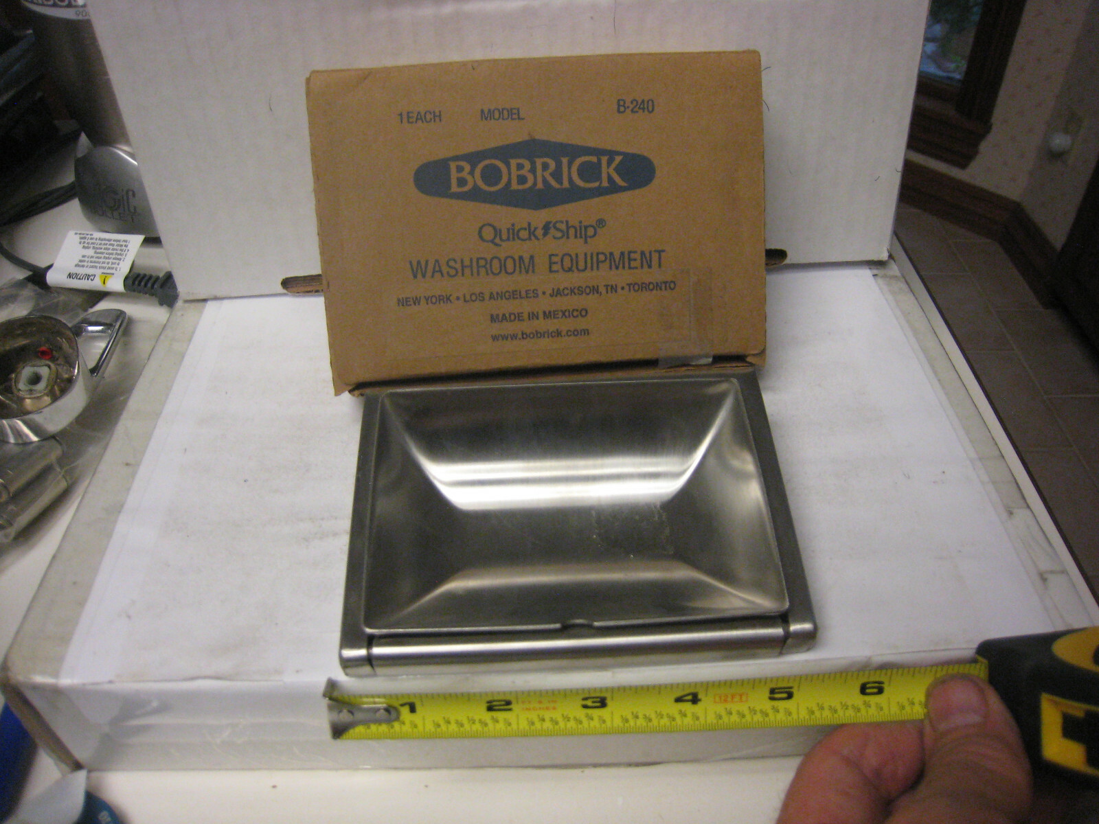 Bobrick Model B-240 Stainless Ashtray flip style ashtray Brand New | eBay