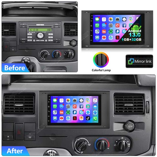 32GB Android For Ford Transit Mk7 Kuga C/S-Max Galaxy Head Unit Car ...