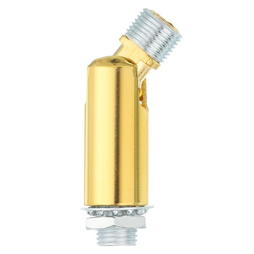 180 Degree Swivel M10 Thread Bright Gold Sloped Ceiling Adapter ...