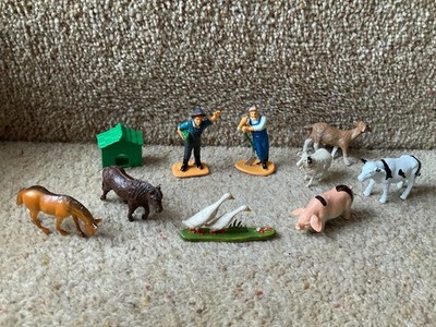 Britains England 1982 Vintage Plastic Running Ducks Geese plus Farm ...