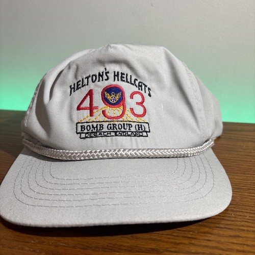 Helton's Hellcats 493 WWII US Army Air Bomb Group England Snap Back ...