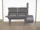 NEW Reverse Flow Custom BBQ pit smoker smoker and Charcoal grill | eBay