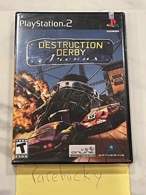 Destruction Derby Arenas (Playstation 2 PS2) NEW SEALED Y-FOLD W/UPC ...