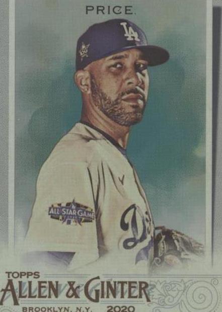 2020 Topps Allen & Ginter's - David Price #253 Silver Portrait for sale ...