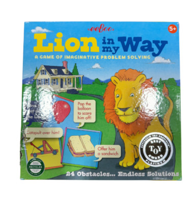 Lion in My Way Game, A Game of Imaginative Board Game Toy New Open Box ...