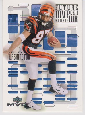 2003 Upper Deck MVP Future MVP #WR7 Kelley Washington (Bengals) | eBay