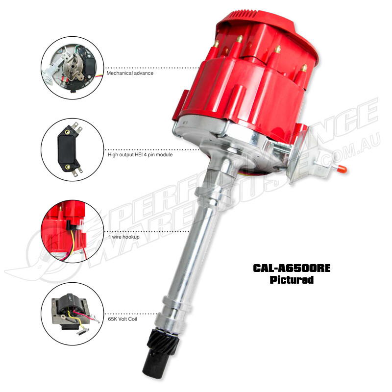 Calflow Ford 351 Cleveland & Big Block 429 460 HEI Distributor - Blue ...