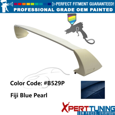 Fits 12-14 Honda Civic 4-Door Mugen Trunk Spoiler ABS #B529P Fiji Blue ...