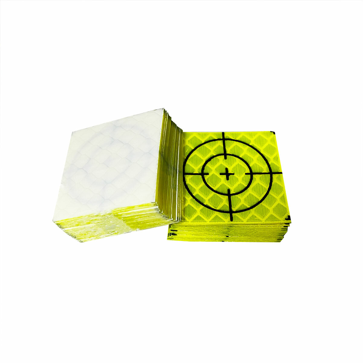 100PCS 30X30MM Sticker Tape Target Reflector Sheet Reflective Total ...