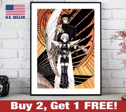 Clamp Clover Poster 18" x 24" Print Anime Manga Retro 90s Wall Art 3 | eBay