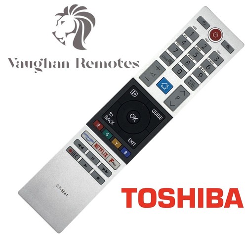 CT-8541 FOR TOSHIBA TV REMOTE CONTROL REPLACEMENT NETFLIX + PRIME ...