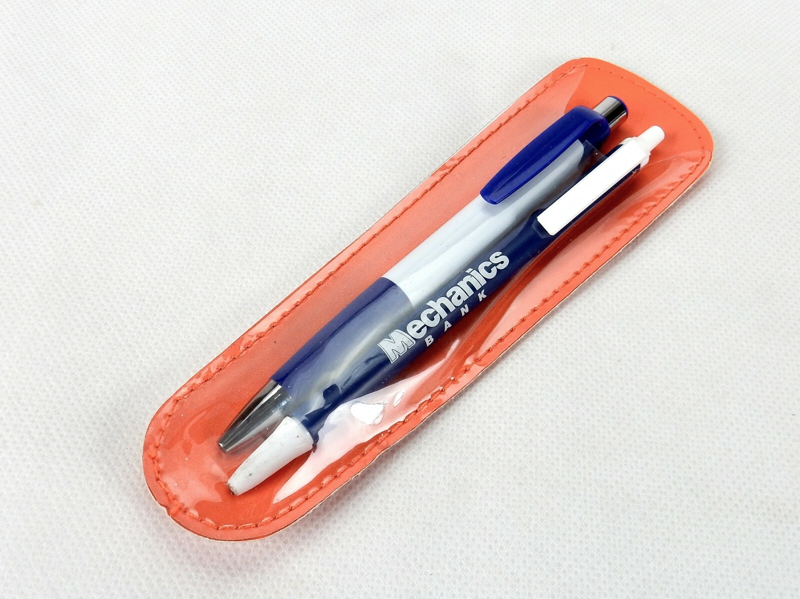 2-Pen Pocket Protector, Slender Pouch Design, Orange or Green, Sweda ...