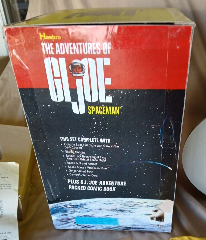 Vintage 1966 GI Joe Spaceman Spacewalk Mystery #7981 Original Box ...