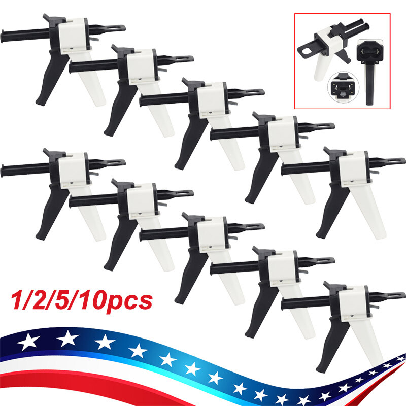 1-10X Dental Impression Mixing Gun Cartridge Dispenser for PVS Material ...