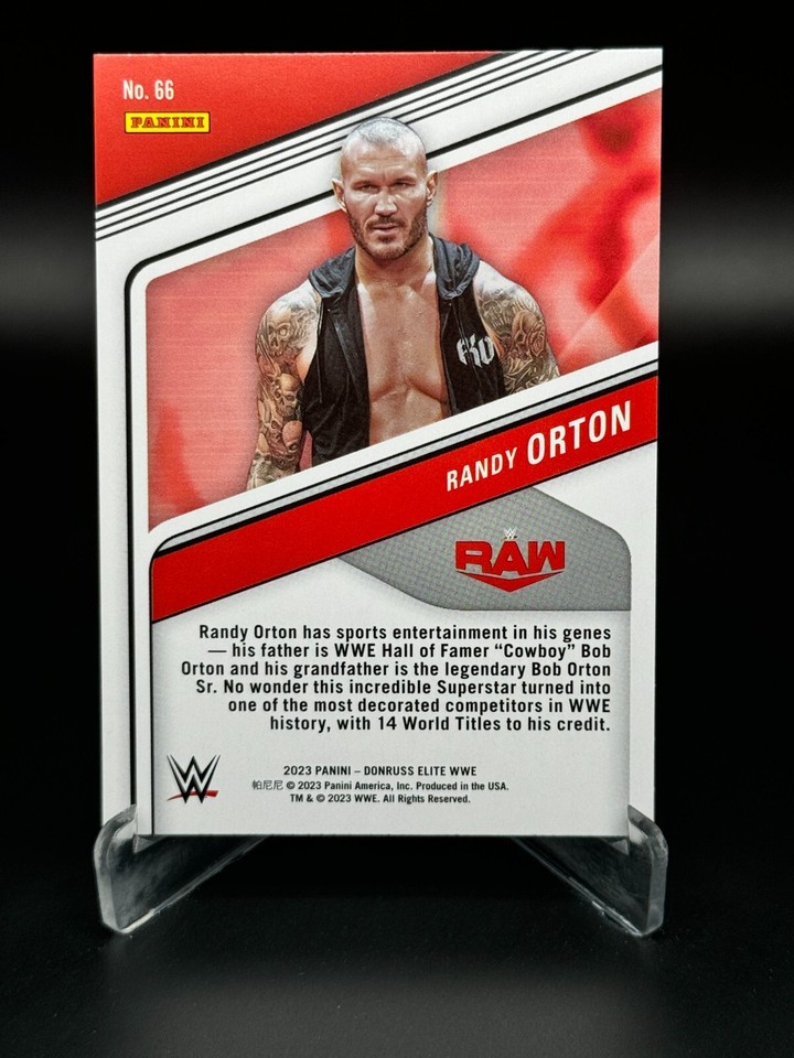 2023 Donruss Elite WWE Base #66 Randy Orton - Raw - Free Shipping | eBay