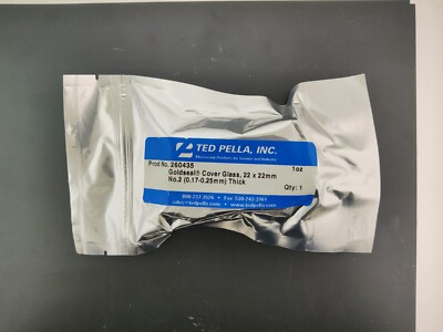 Ted Pella 260435 Goldseal Cover Glass 22x22mm | eBay