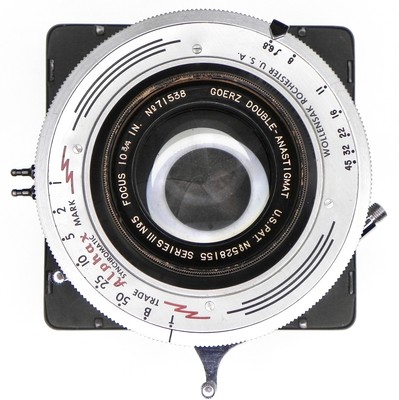 Goerz Double-Anastigmat 10.75in f6.8 Series III Alphax shutter #71538 ...