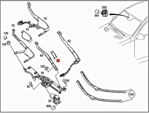 Genuine MERCEDES C292 W164 W166 X164 X166 GL-CLASS X164 Cap 1648240249 ...