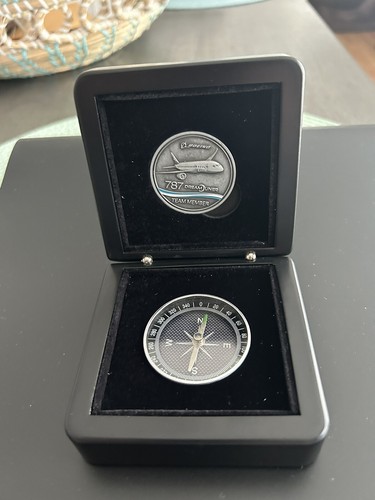Boeing 787 Dreamliner First Flight Coin and Compass | eBay