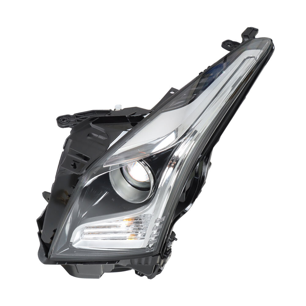 Left Headlight For 2013-2018 Cadillac ATS Halogen Type Chrome Housing ...