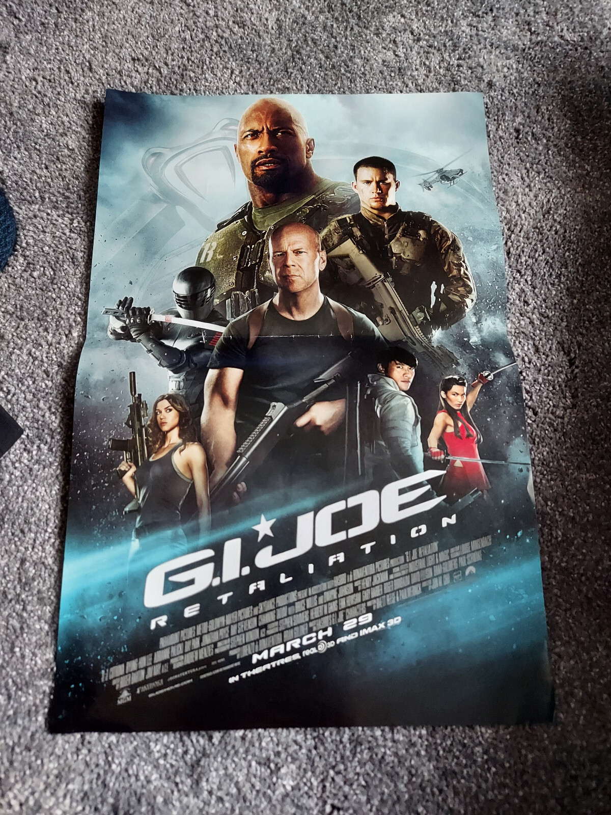 Gi Joe Retaliation 3d Poster