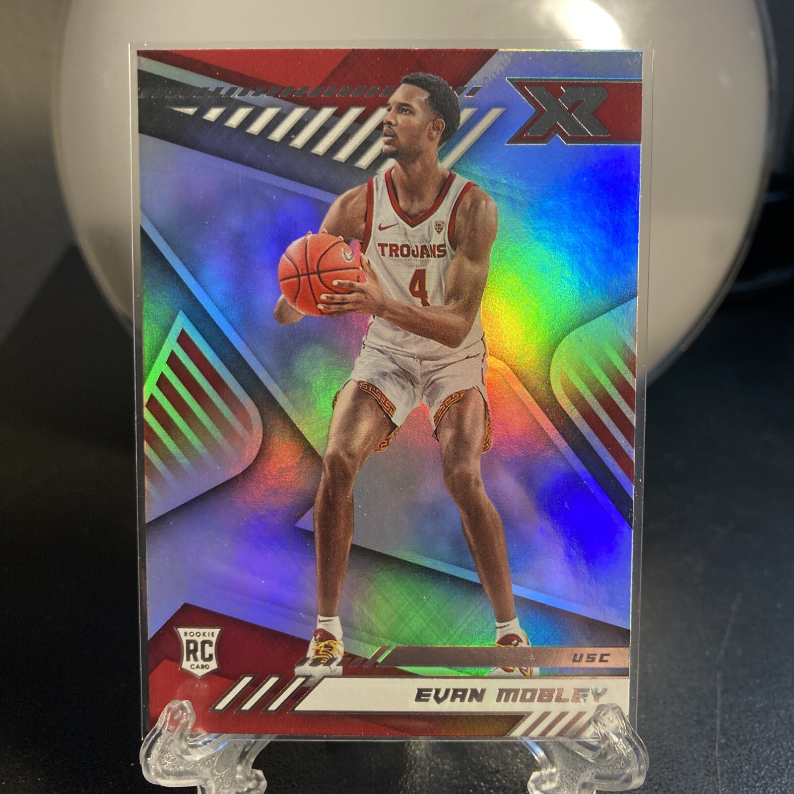 2021-22 EVAN MOBLEY Panini Chronicles XR Draft Picks #162 Rookie USC ...