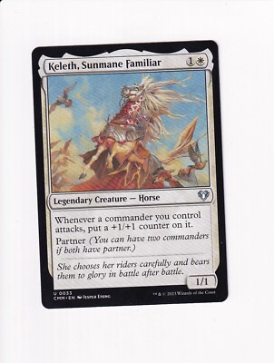 2023 MTG MAGIC THE GATHERING COMMANDER MASTERS KELETH, SUNMANE FAMILIAR ...