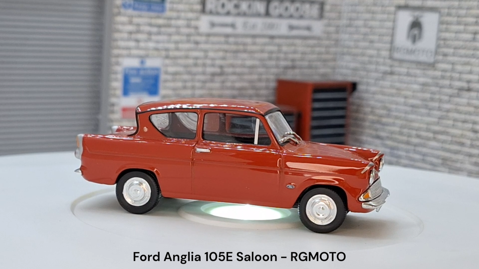 Ford Anglia 105E Saloon - Monaco Red 1:43 Scale Oxford Diecast | eBay UK
