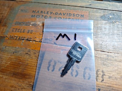 OEM Harley Davidson Key M 1 Softail Sportster XL Ignition Evo Evolution ...
