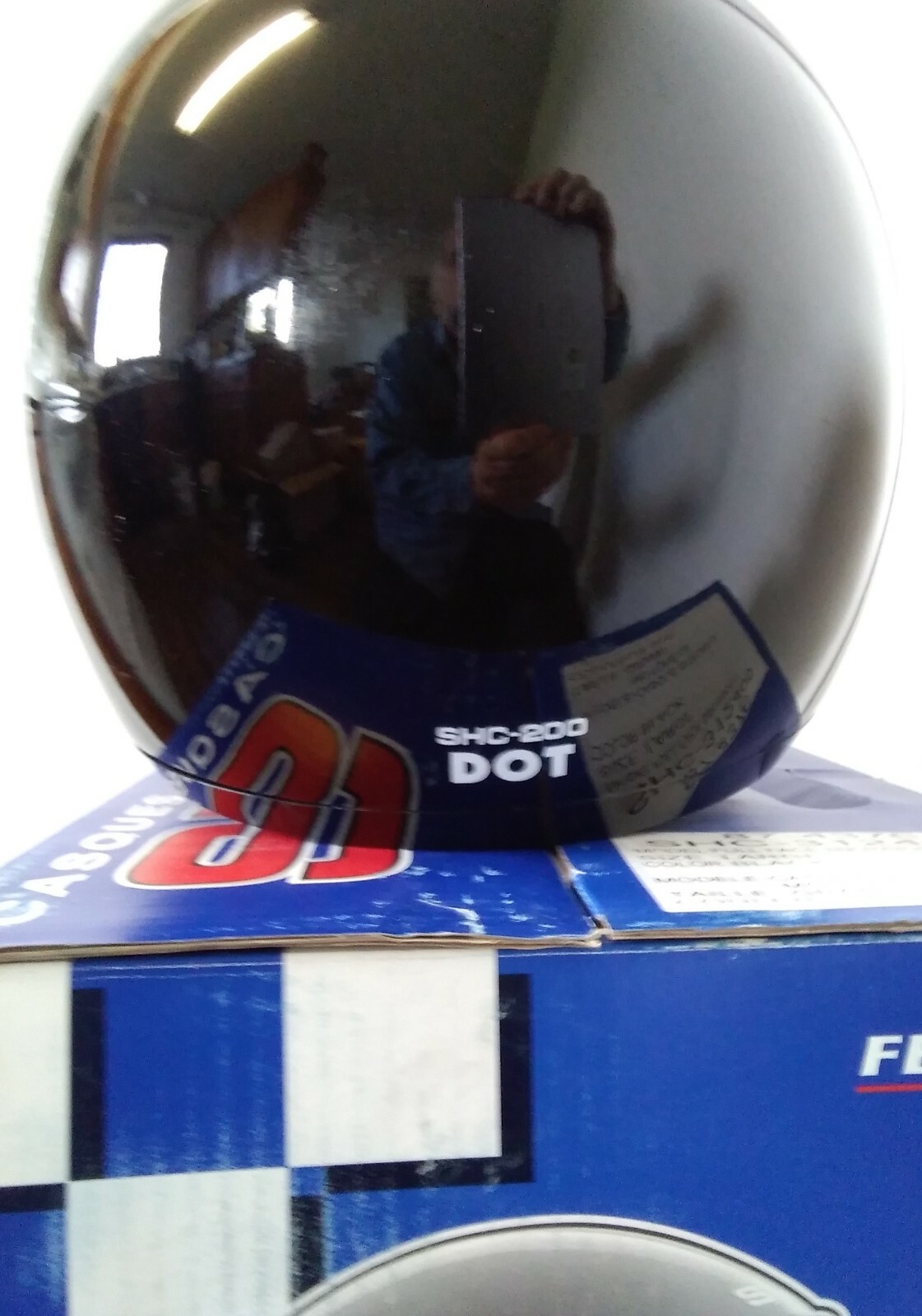 Casques SHC Full Face Snowmobile Helmet size Large Black SHC -312405 ...