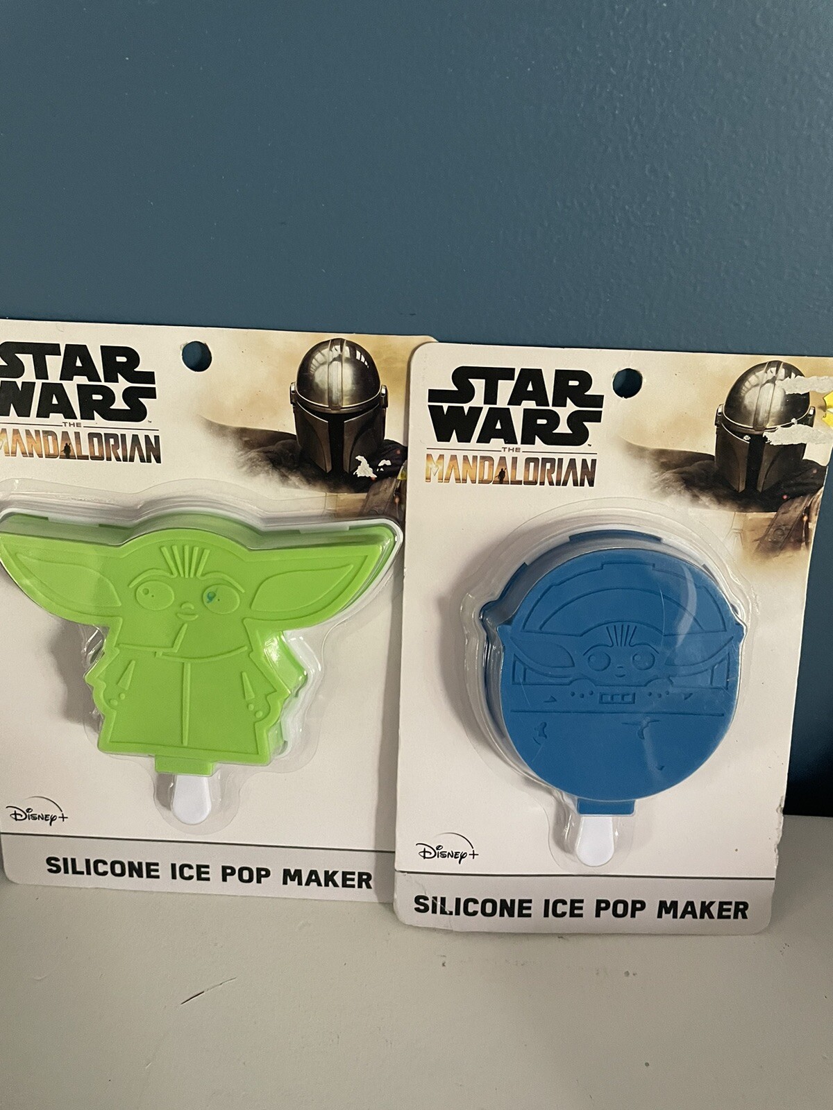 Set Of 2 Star Wars The Mandalorian Baby Yoda Silicone Ice Pop Makers ...