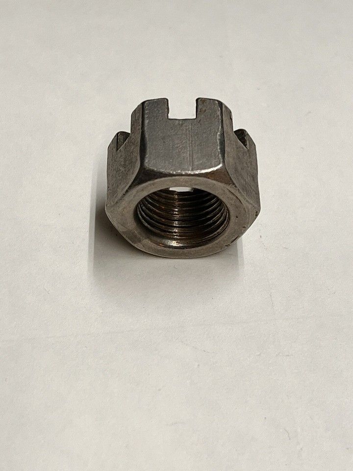 (4) 5/8-18 Slotted Hex Castle Nut Cotter Pin Lock .625-18 Fine UNF 11/ ...