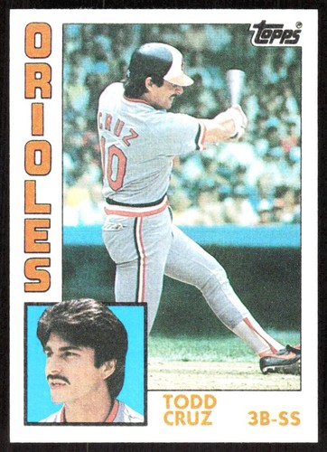 1984 7205A Topps Todd Cruz Baltimore Orioles #773 | eBay