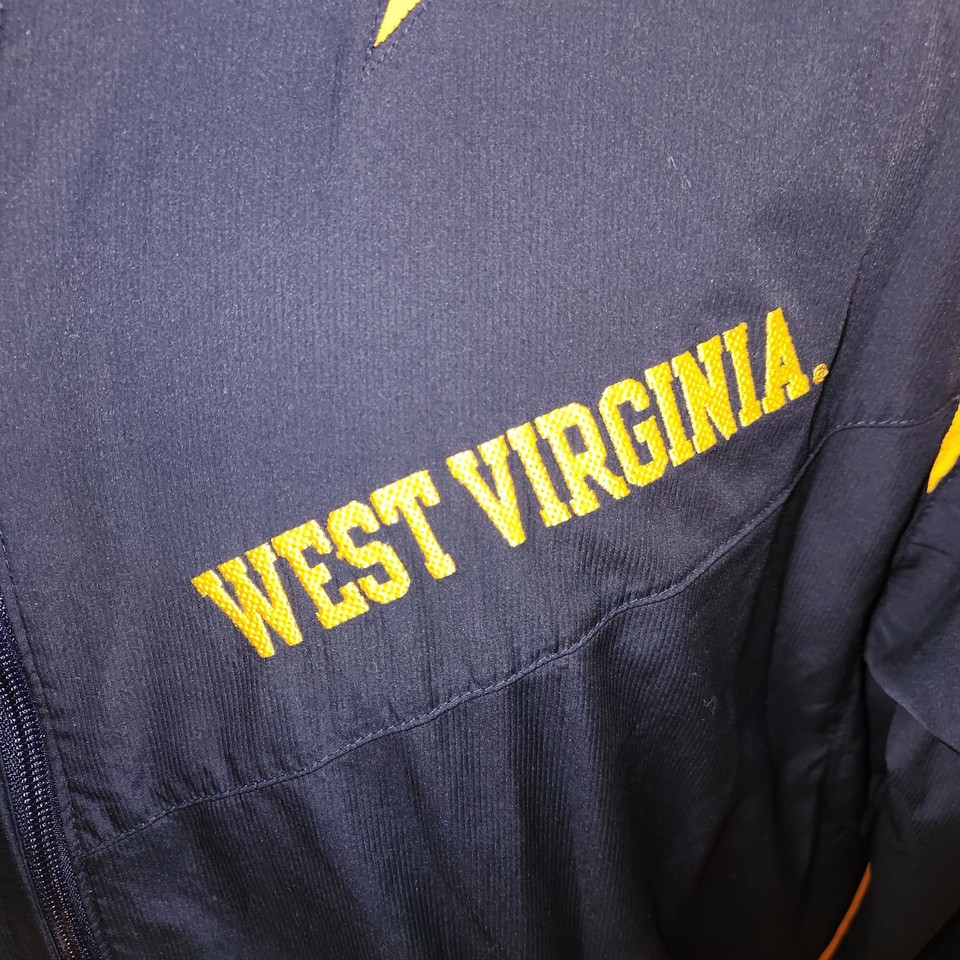 Nike Fit Storm Jacket Mens L West Virginia WVU Mountaineers NCAA Blue ...