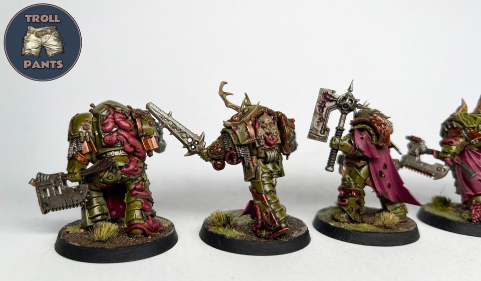 Warhammer 40k - Death Guard - 5 Blightlord Terminators | eBay