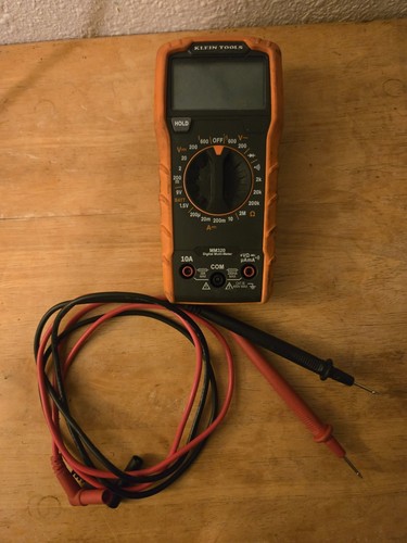 Klein Tools DIGITAL Multimeter MM320 electrical Test Orange And Black ...